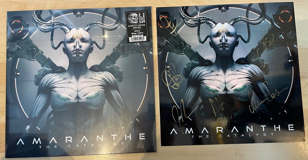 Amaranthe The Catalyst Golden Vinyl Ltd 500 Signiert | Kaufen auf Ricardo