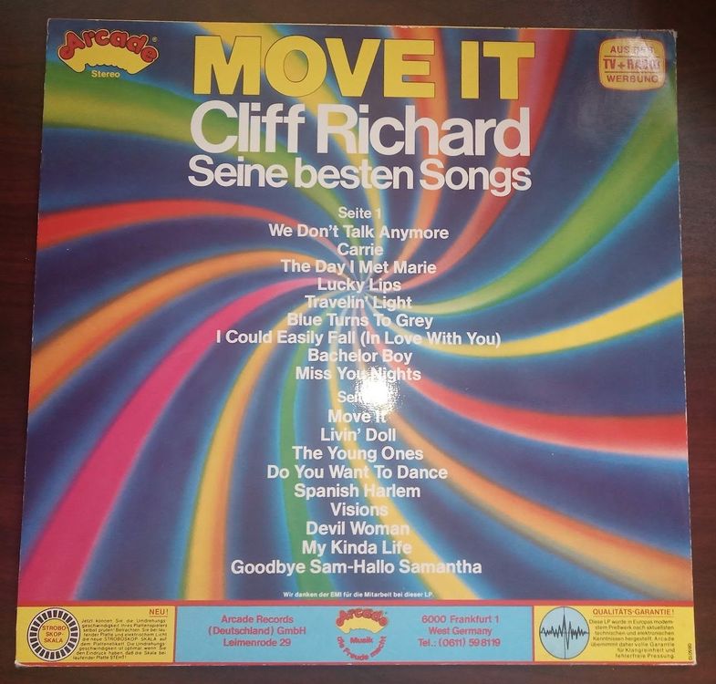Cliff Richard Move It - Seine besten Songs | Kaufen auf Ricardo
