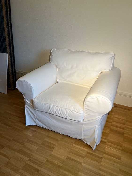 Weisser Sessel (Ektorp-Linie von Ikea) (Gebraucht) in Zürich für CHF 40 – nur Abholung auf ...