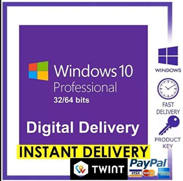 WINDOWS 10 PRO PROFESSIONAL KEY für 1 PC | Kaufen auf Ricardo