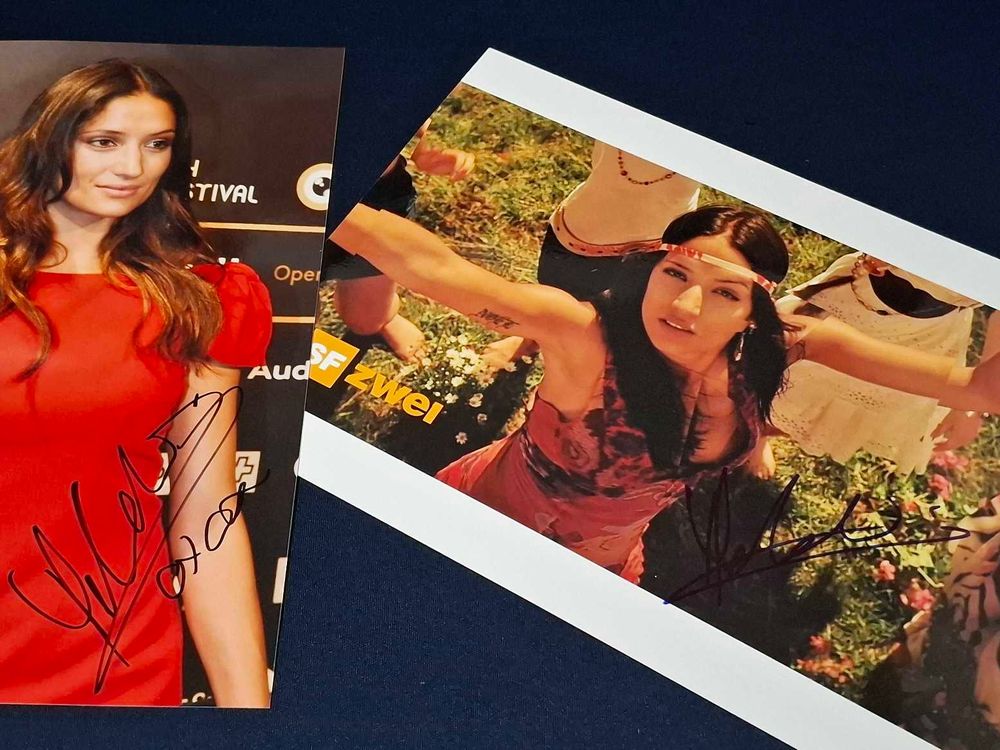 Melanie Winiger - Original in-person Autogramm auf Foto (Gebraucht) in ...