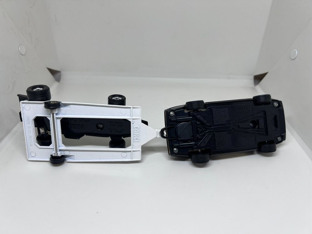 CORGI Lotus Elite JPS Team Car & Formel 1 Car auf Trailer (Gebraucht ...