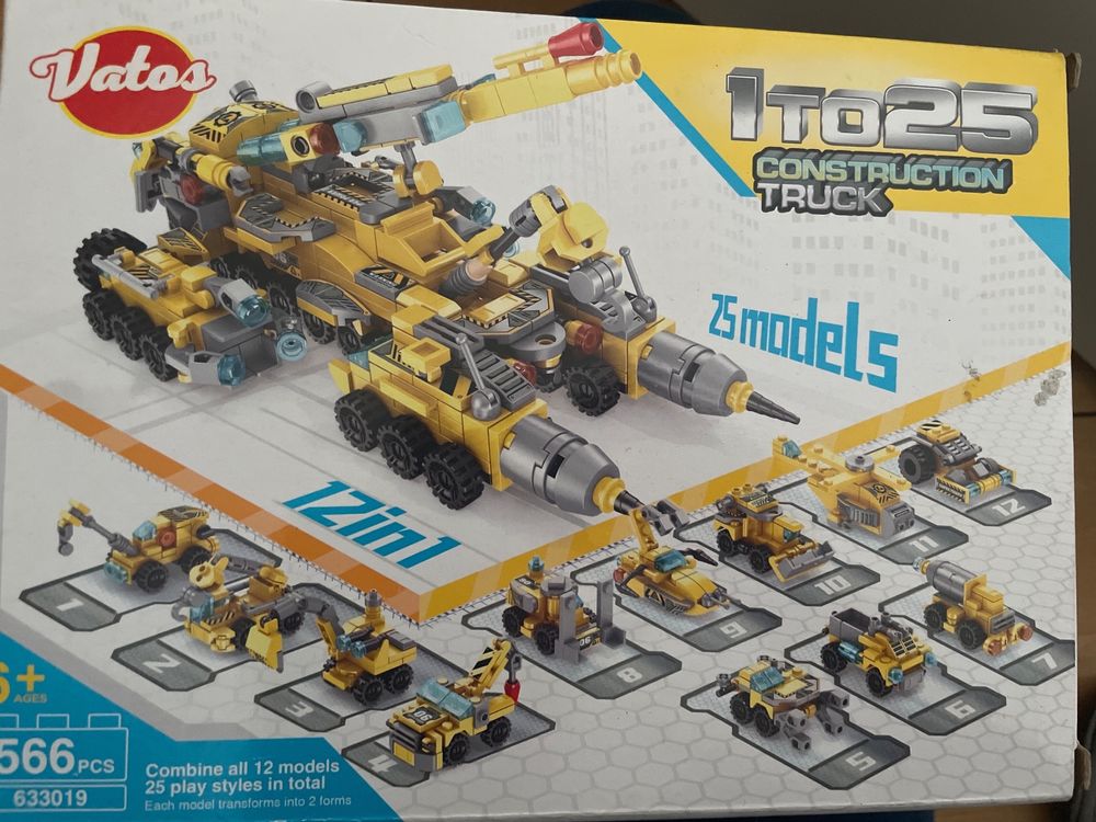 Vatos 1 to 25 construction truck 633019 - Lego-kompatibel | Kaufen auf ...
