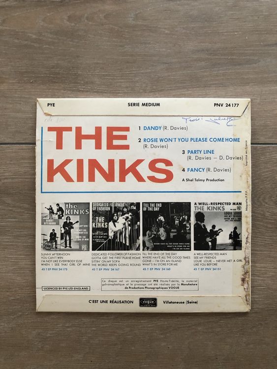 Vinyle -The Kinks - Dandy (Gebraucht) in Lonay für CHF 5 – mit ...