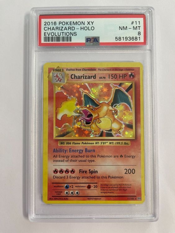 Charizard Holo PSA 8 (Neu und originalverpackt) in Bussigny für CHF 220 – mit Lieferung auf ...