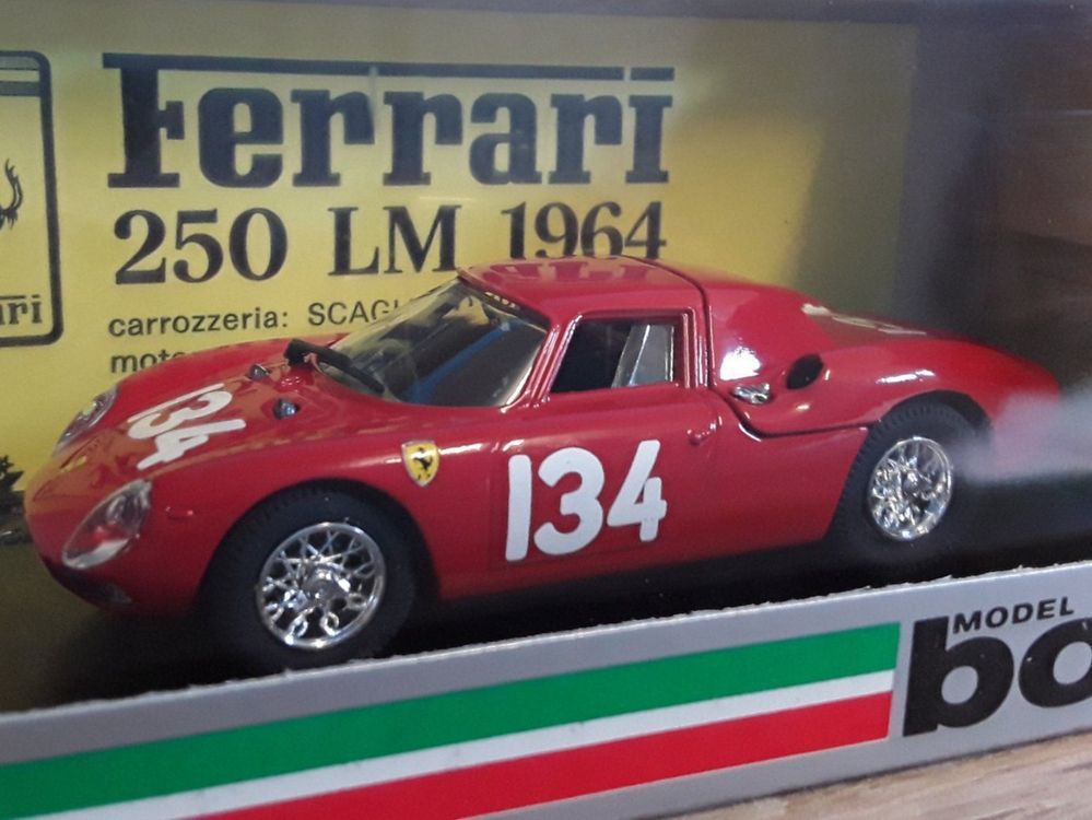 BOX 8435 _ FERRARI _ 250 LM N 134 NüRBURGRING 1964 _ 1:43 (Gebraucht ...