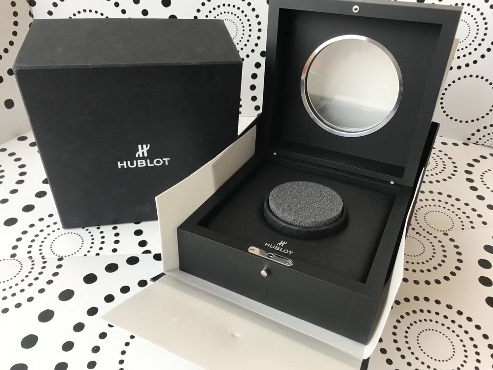 HUBLOT ORIGINAL - WATCH CASE BOX ECRIN WATCH SCHACHTEL !!! (Gebraucht ...