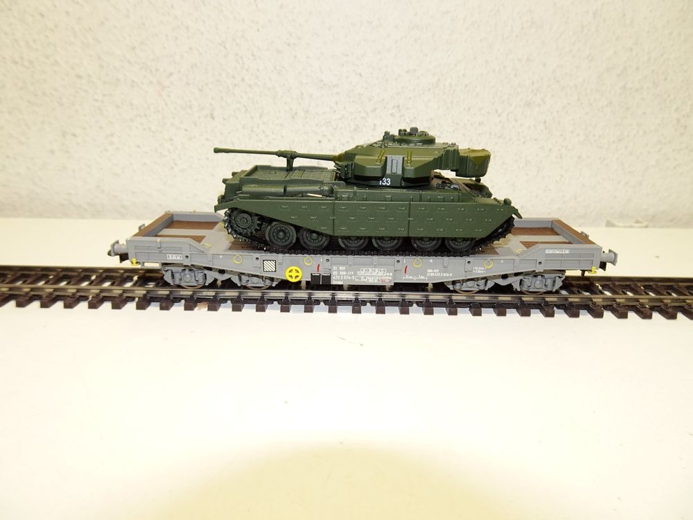 Liliput Güterwagen SBB 074-5 CH Panzer Centurio HO (3) (Neu (gemäss ...
