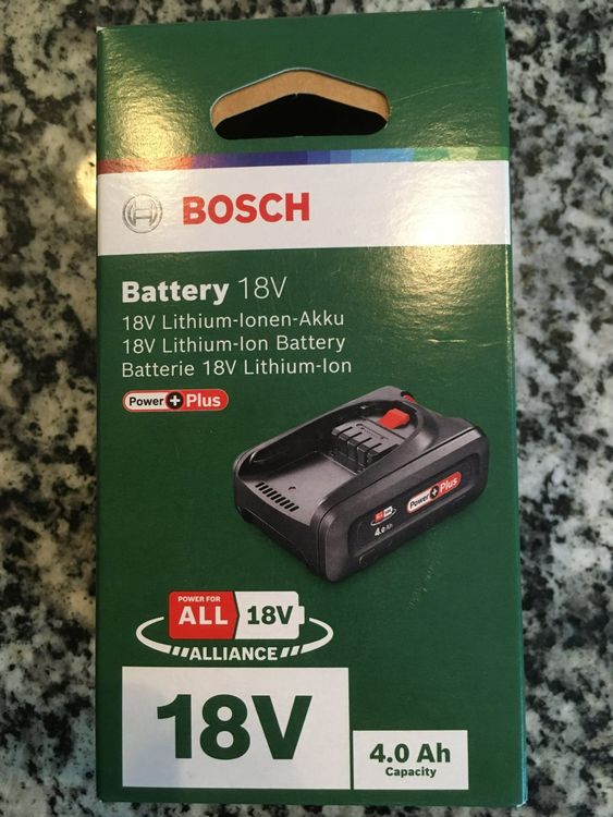 Bosch Akku 18v 4ah