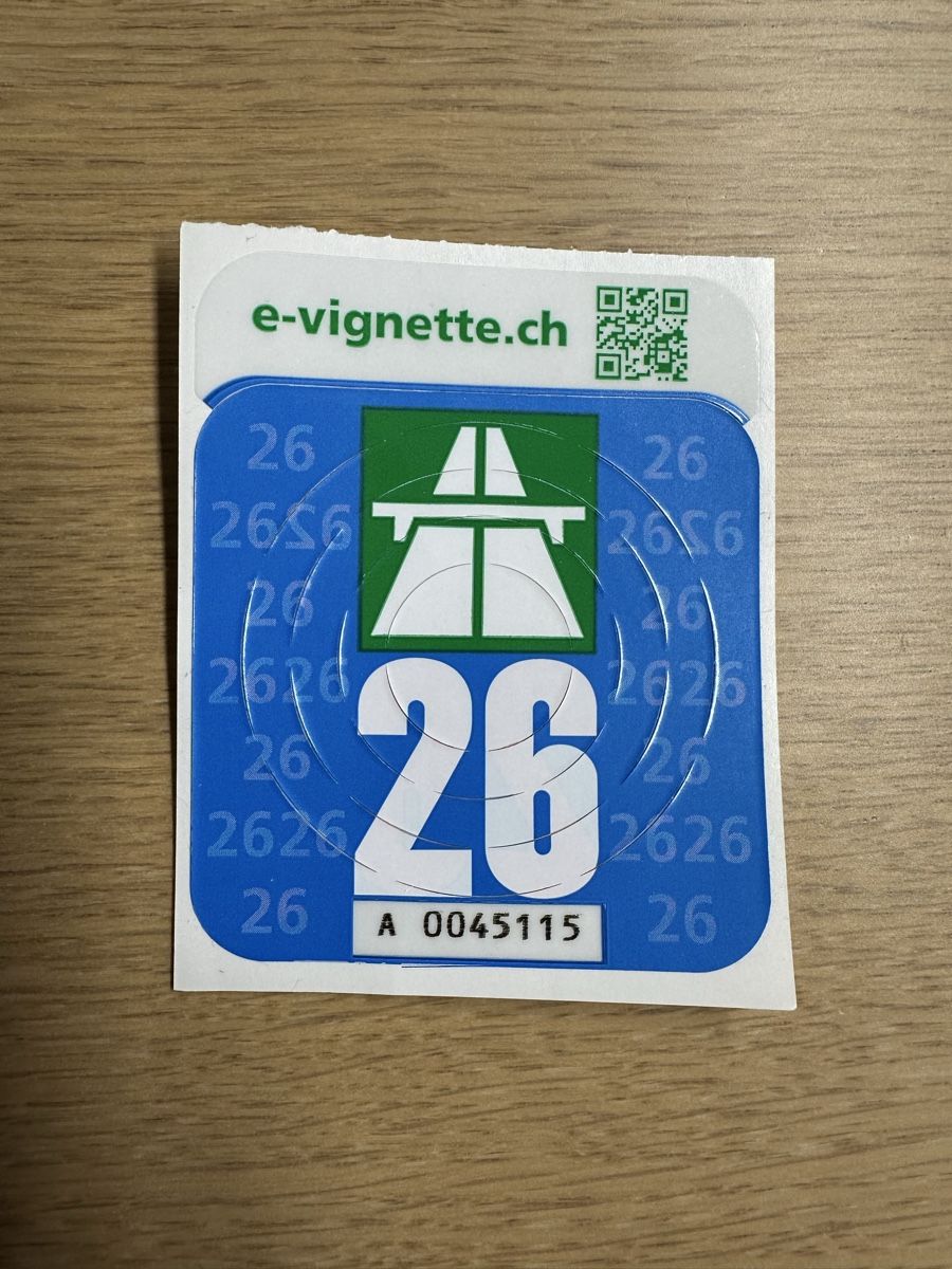 2026 Autobahn Vignette CH - ab CHF 1.- (Neu und originalverpackt) in ...