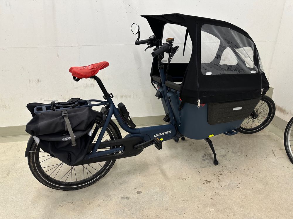Vélo cargo électrique Winora F.U.B. 2W. Excellent état, 500W (Neu ...