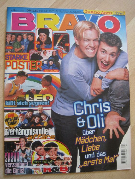 Bravo Nr 5 v 28 Jan 1999 L Di Caprio Sasha Oli P. & & & (Gebraucht) in Gossau SG für CHF 22 ...