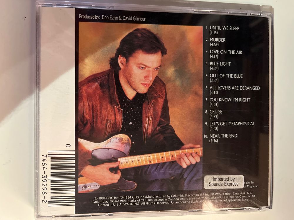 David Gilmour - about face (Gebraucht) in Zürich für CHF 10.5 – mit ...
