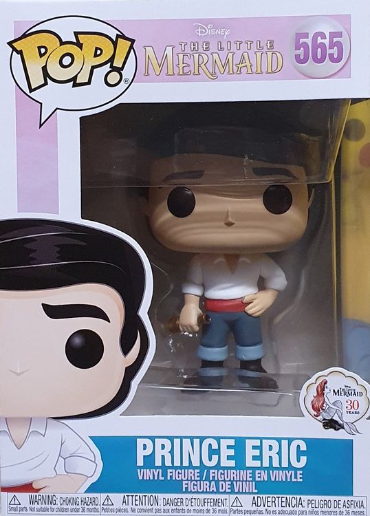Funko Pop (565) Disney The Little Mermaid - Prince Eric (Neuf avec ...
