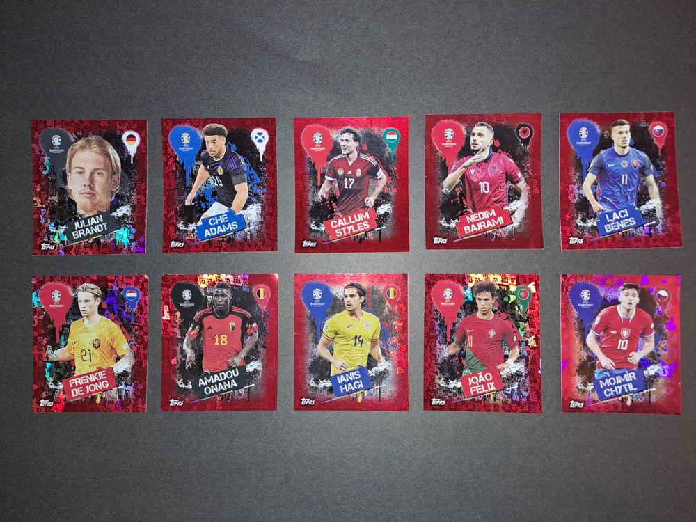 Topps UEFA Euro 2024, 10x Artist mit Topps Foil (Neu (gemäss ...