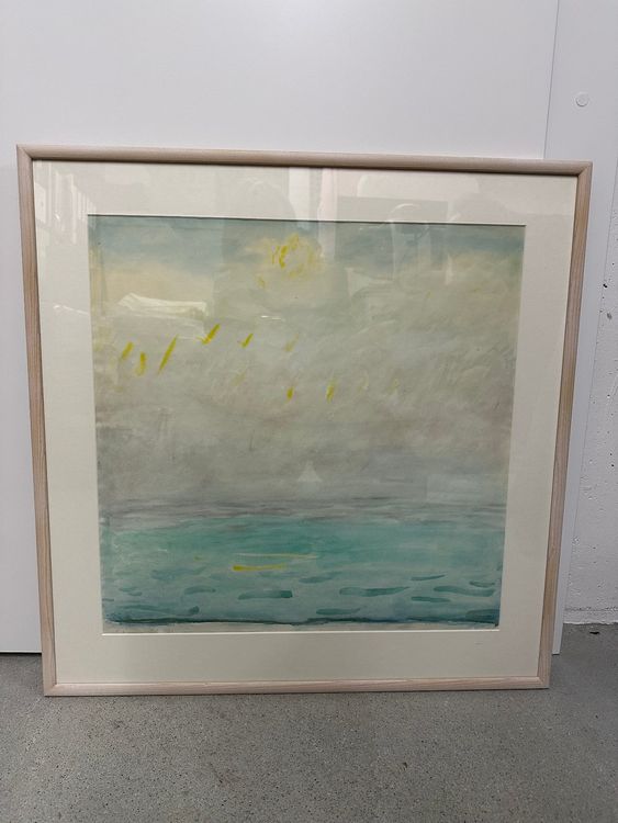 Karl Landolt, Morgenstimmung über dem Zürichsee, Aquarell (Gebraucht) in Meilen für CHF 129 ...