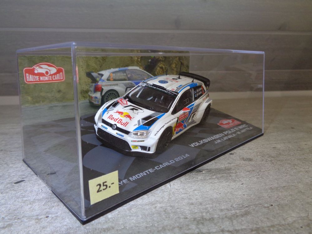 Altaya 1:43 VW Polo R WRC Rallye Monte Carlo 2014 Latvala (Neu und ...