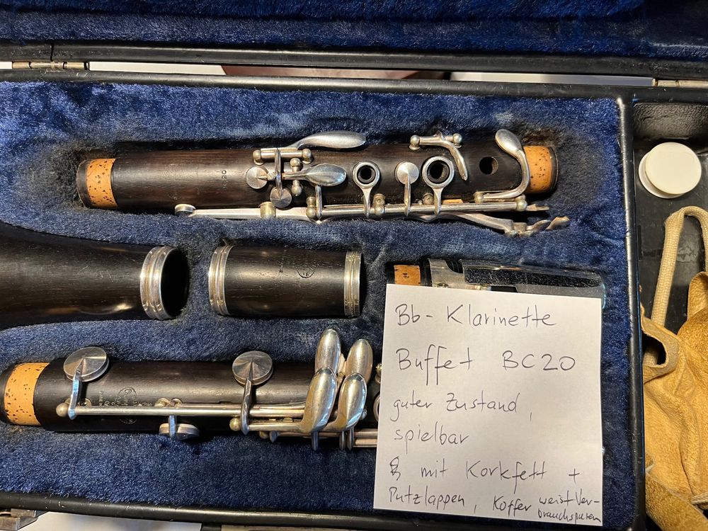 Bb-Klarinette, Buffet BC20 (D'occasion) à Bonstetten pour CHF 232 – avec livraison | Acheter sur ...