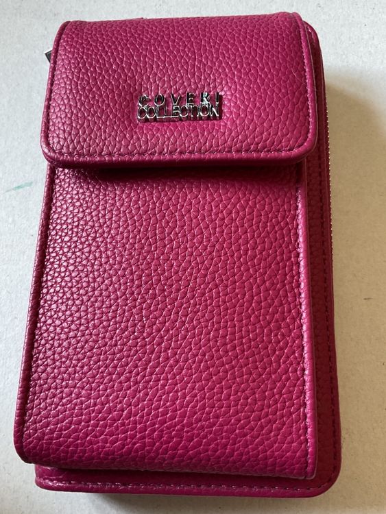 Portemonnaie + Handy-Fach + Gurt von COVERI COLLECTIONS, rot | Kaufen ...