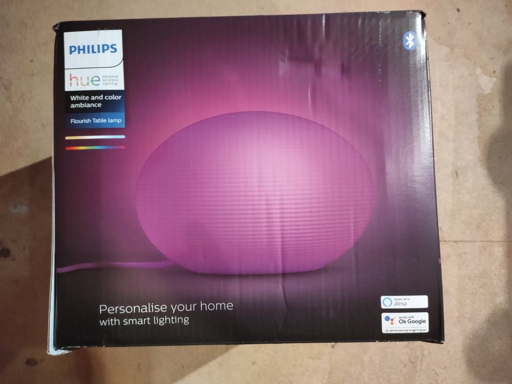 Philips Hue Flourish Table lamp. White and Color amb. Neu | Kaufen auf ...