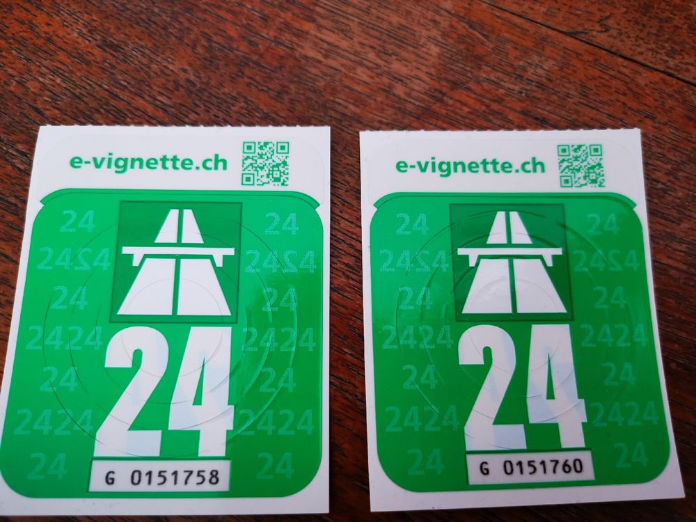 Autobahnvignette 2024 (Neu und originalverpackt) in Diessenhofen für CHF 32 – mit Lieferung auf ...