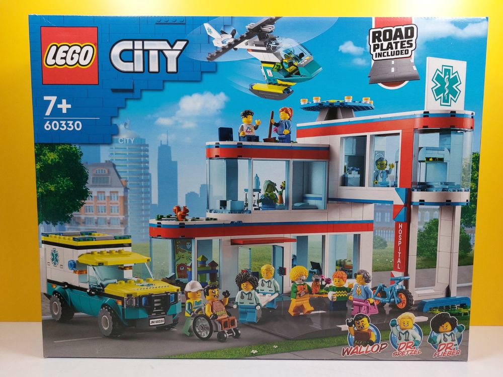 LEGO City 60330 Krankenhaus - Spital mit Krankenwagen NEU (Neu und ...