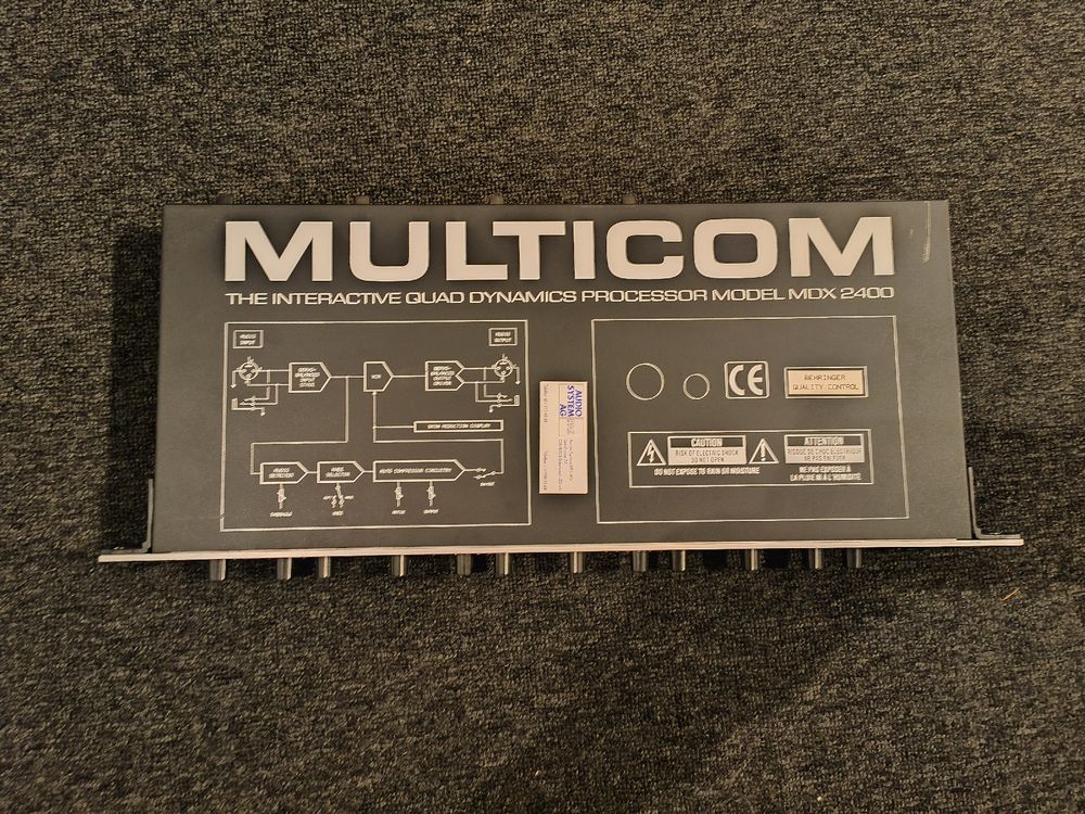 Behringer Multicom MDX 2400, 4-Channel Compressor | Kaufen auf Ricardo