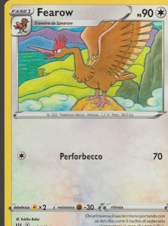 TCG POKEMON Stili Di Lotta BST 112/163 FEAROW Italiano (Neu (gemäss ...