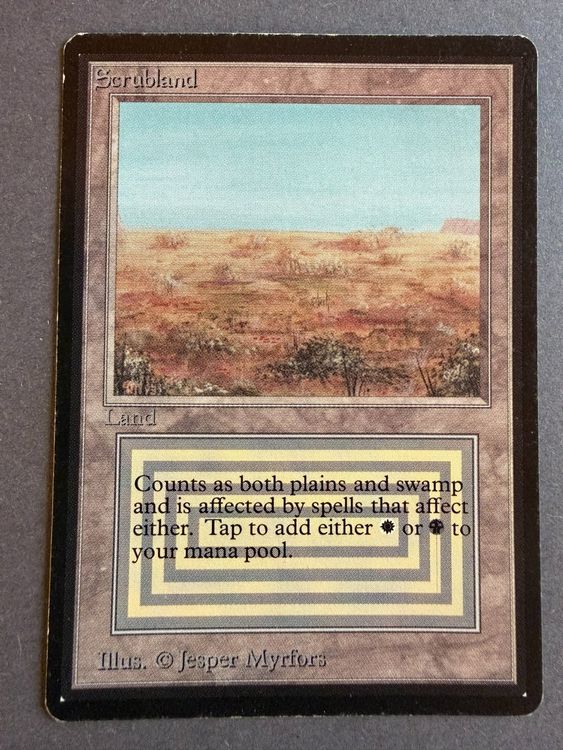 Scrubland // Doppelland // Dual Land // BETA // Magic (Gebraucht) in ...