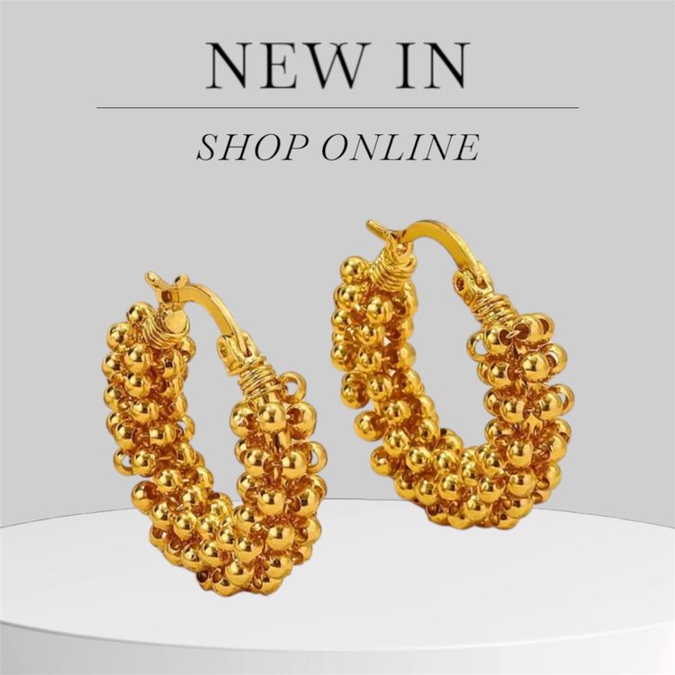 Ohrring 18k vergoldet | Kaufen auf Ricardo