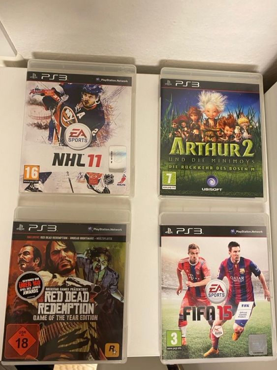 PS3 Spiele Sammlung: Red Dead Redemption GOTY, Arthur 2, … (Gebraucht ...