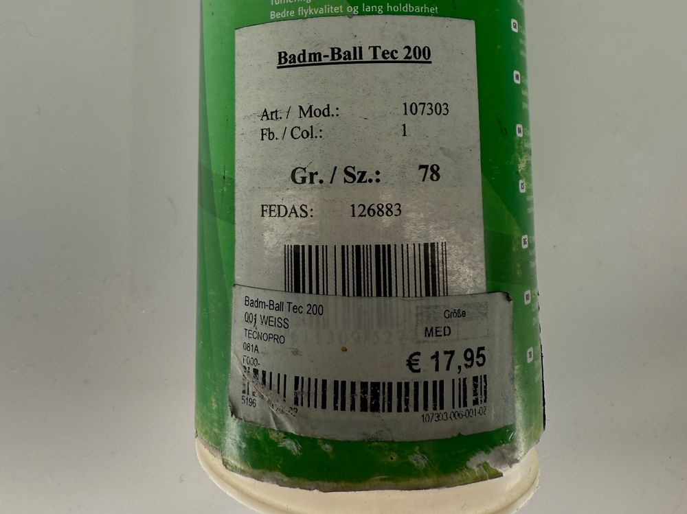 Tecno Pro Federbälle Tournament Tec 200 - 12 Stück (Gebraucht) in Auenstein für CHF 5 – mit ...