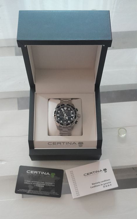 Certina, Jubiläums Uhr 10 Jahre Galliker (Neu und originalverpackt) in ...