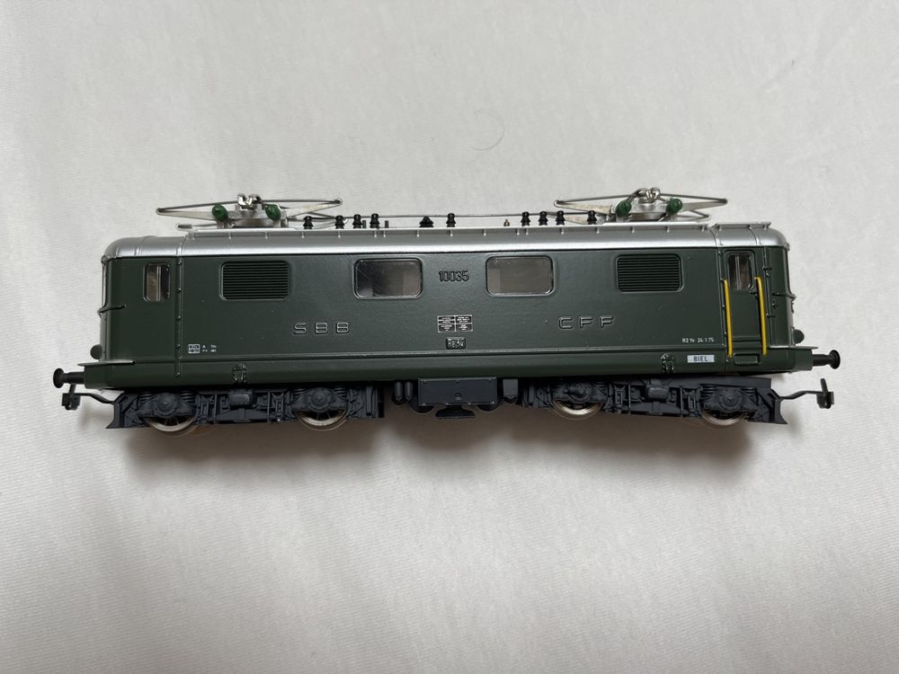 HAG 220- Lokomotive SBB RE4/4- 10035 Biel, Grün | Kaufen auf Ricardo