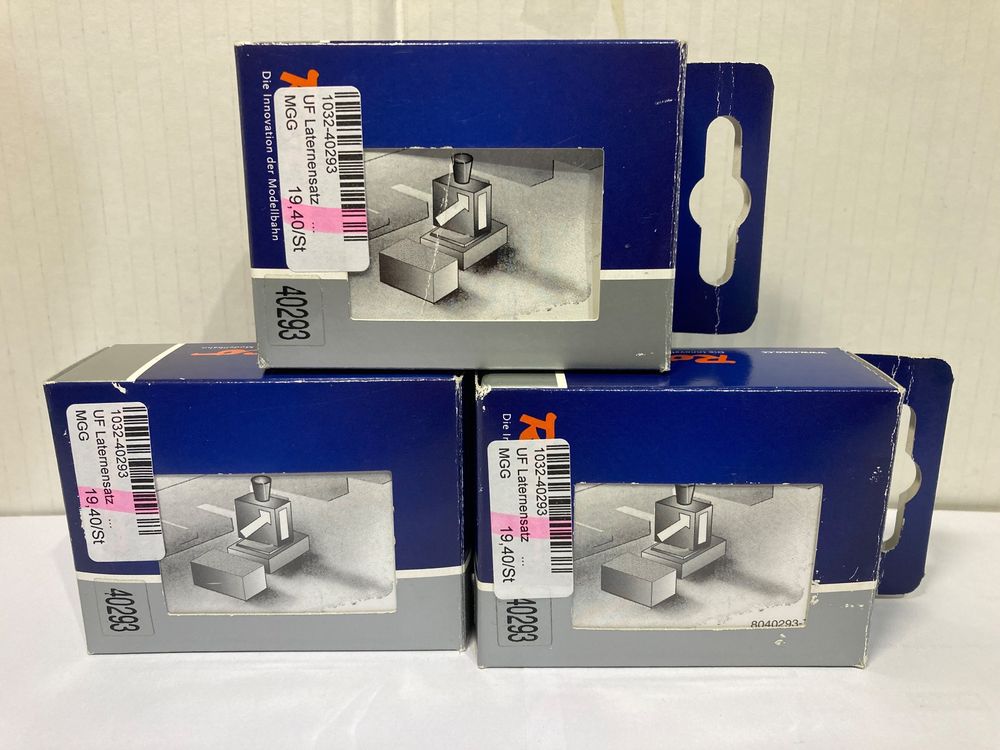3x Roco Laternensatz 40293 neu für Unterflurantrieb (Neu und ...
