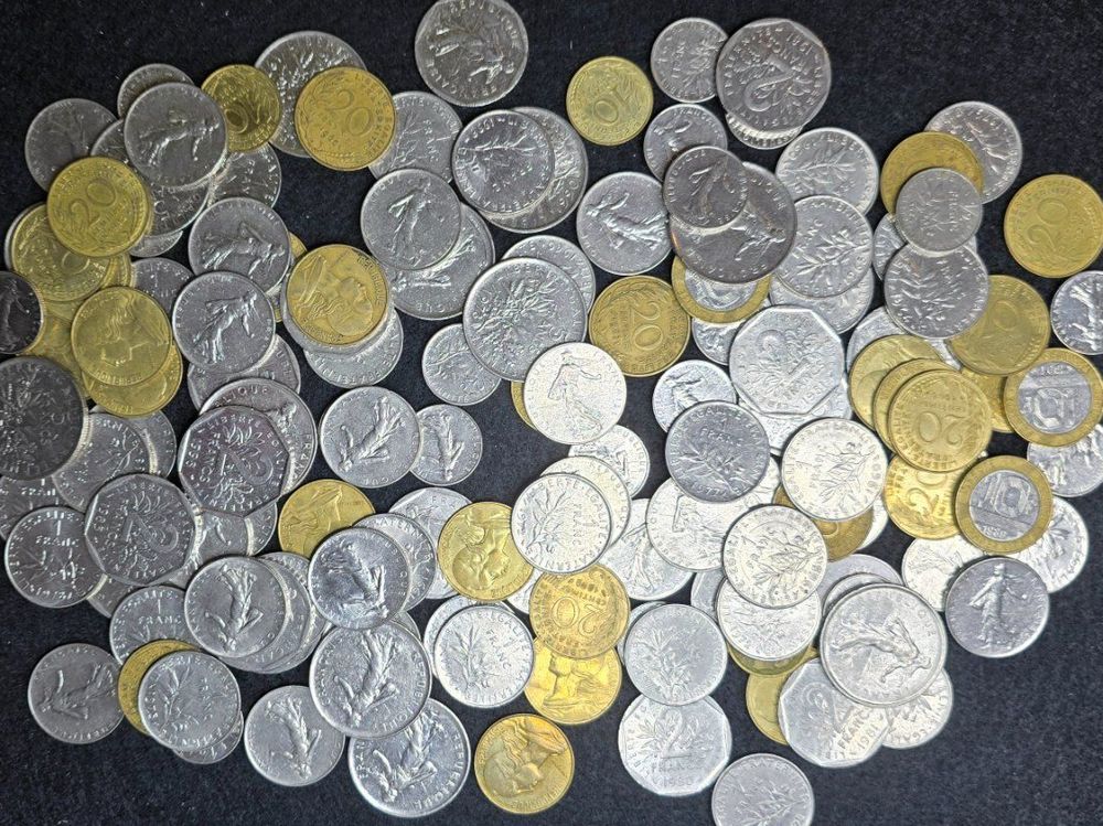 Grosse Sammlung Französische Francs, Diverse Jahrgänge lot (Gebraucht ...