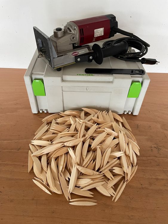 Lamello Minispot-Harzgallenfräse G22 S2 mit Festool Koffer (Gebraucht ...