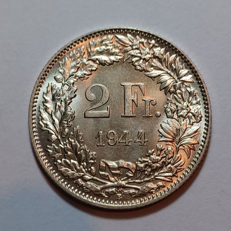 2 Franken 1944 unz-stgl (Gebraucht) in Pfäffikon ZH für CHF 15 – mit Lieferung auf Ricardo kaufen