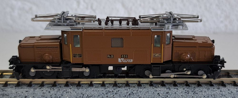 RhB Ge 6/6-1 414 Krokodil Kato Spur N OVP Gratis Versand (Neu und originalverpackt) in Salez für ...