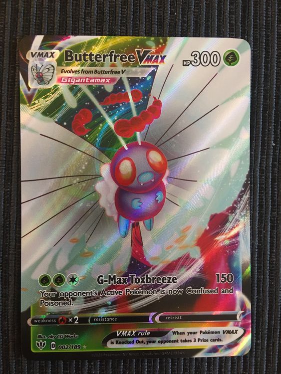 Pokemon Butterfree Vmax Darkness Ablaze | Kaufen auf Ricardo