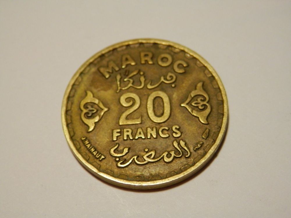 Marokko 20 Franken, 1371 (1952) (Gebraucht) in Weiach für CHF 1.2 – mit Lieferung auf Ricardo kaufen