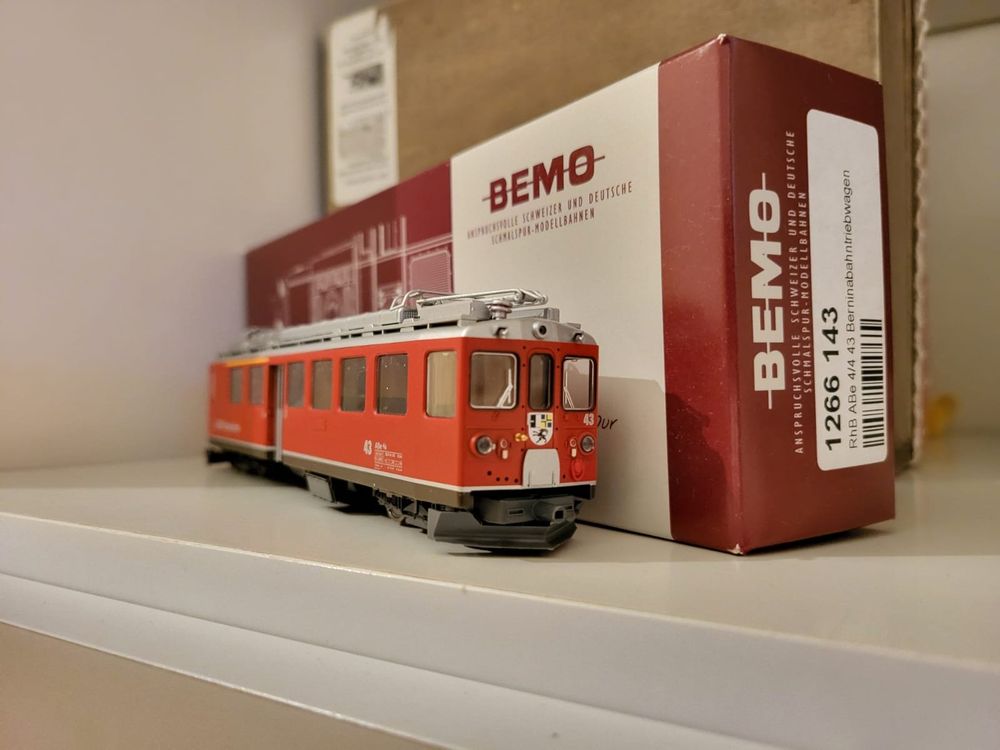 Bemo 1266 143 RhB ABe 4/4 Nr. 43 NEU, OVP (Neu und originalverpackt) in ...