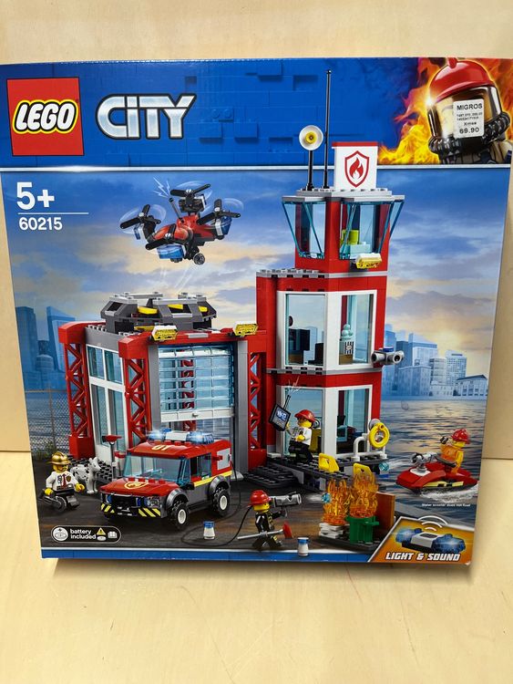 LEGO City Feuerwehr-Hauptquartier 60215 mit Licht & Sound | Kaufen auf ...