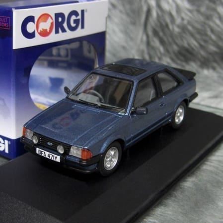 Ford Escort MK III XR3 1980-1985 RHD Caspian blau met. 1:43 (Neu und ...
