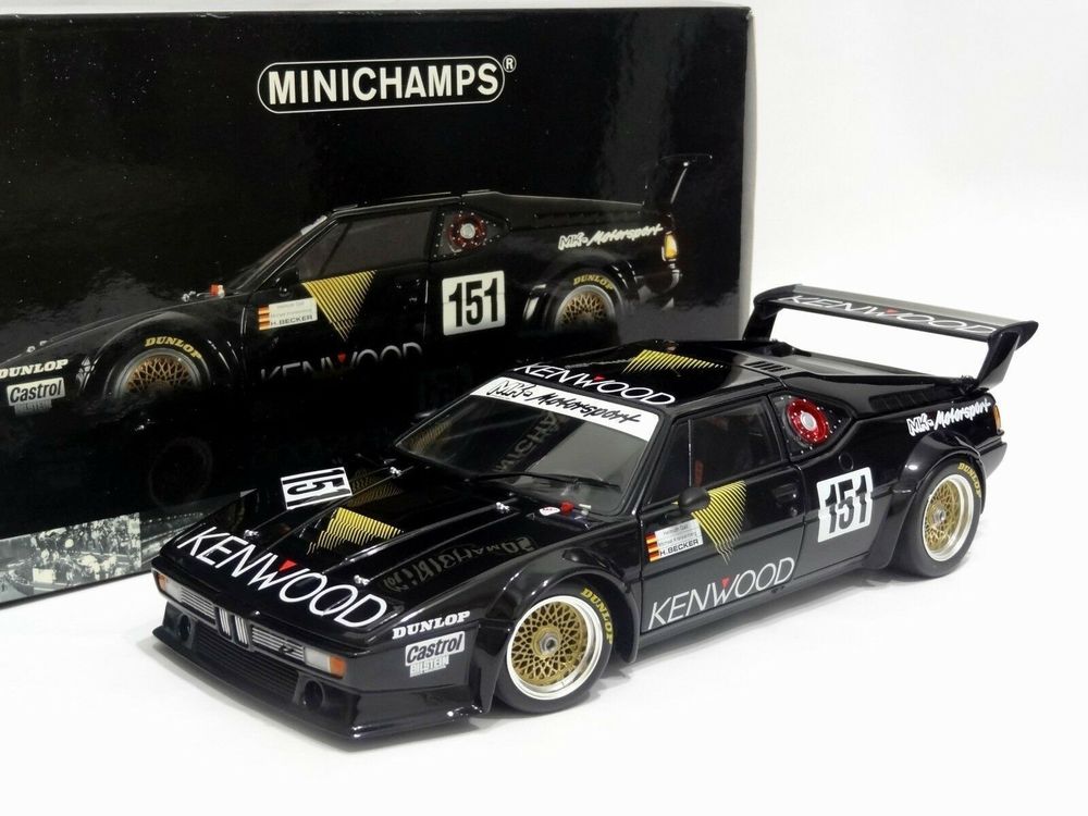 MINICHAMPS 1:18 BMW M1 KENWOOD #151 ADAC 1000 KM 1986 - RARE (Neu und ...