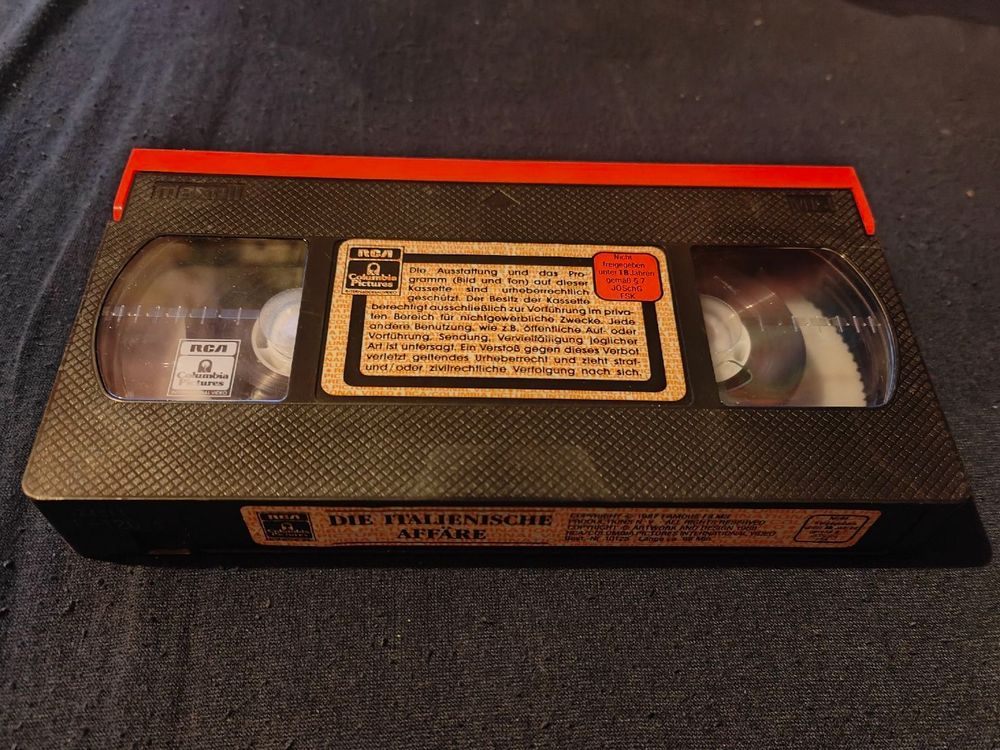VHS Die italienische Affäre (1987) – Tinto Brass (Gebraucht) in ...