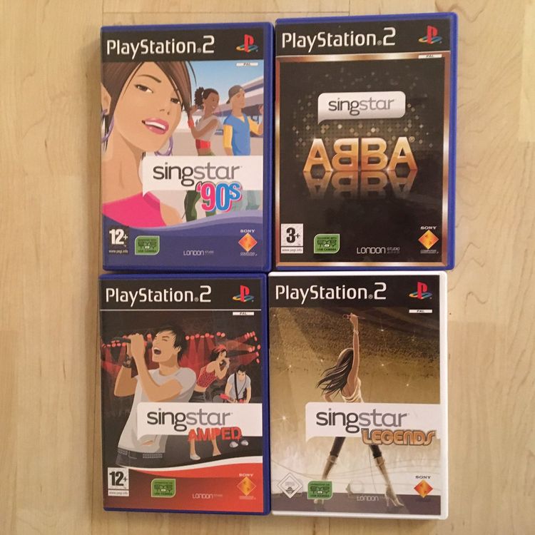 4x PS2 sing star games (Gebraucht) in Walenstadt für CHF 15 – mit ...
