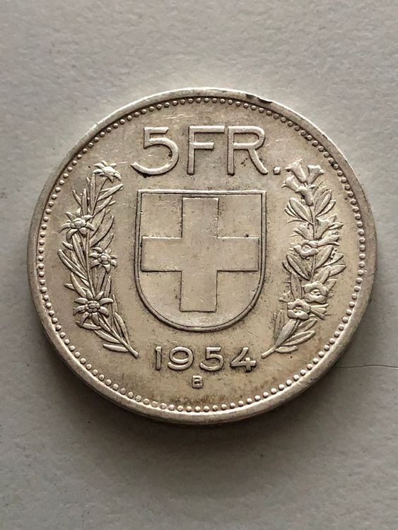 5 Fr. 1954 (Gebraucht) in Schötz für CHF 10 – mit Lieferung auf Ricardo kaufen