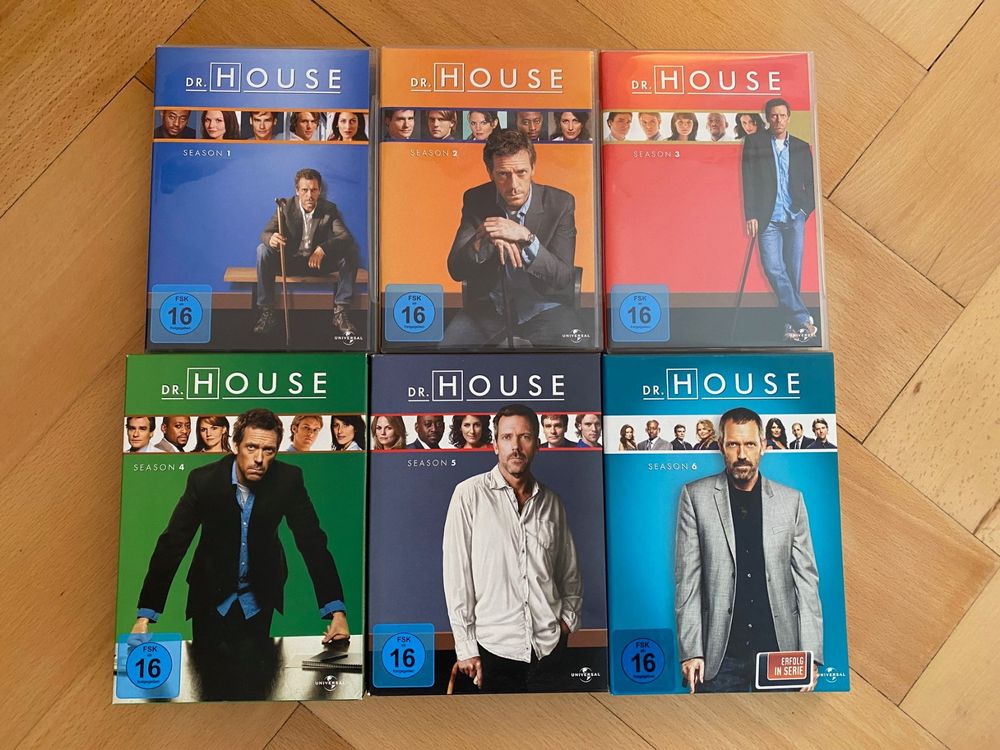 Dr. House DVD Set, Komplett Seasons 1-6 | Kaufen auf Ricardo