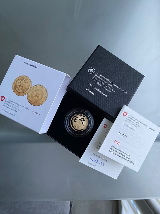 Gold "Timemachine", Au PP sig (Neu und originalverpackt) in Wahlen b. Laufen für CHF 806 – mit ...